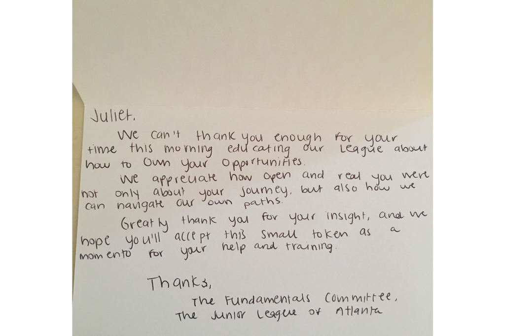 Testimonials - Juliet Hall - OWN YOUR OPPORTUNITIES® #OYO